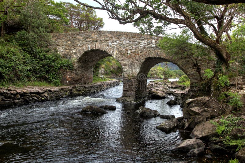 Old Weir bridge stock photo. Image of kerry, leane, weir - 51113588