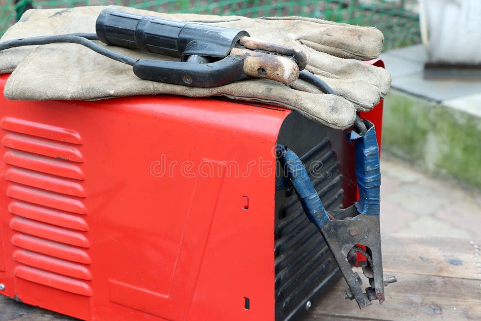 Old Welding Machine. Tools for Electro Welding Stock Photo - Image of ...