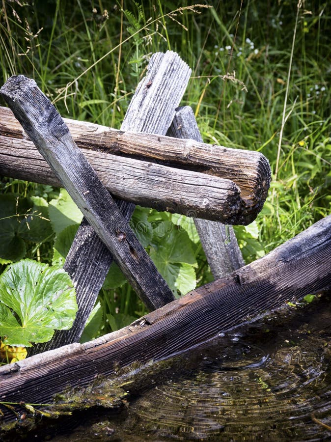 Old well stock image. Image of front, sunlight, flowing - 37441357