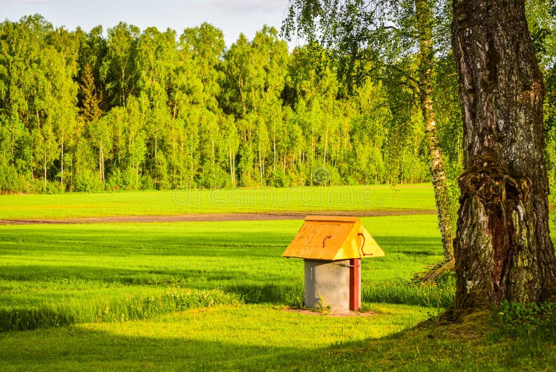 Lithuania countryside stock image. Image of traditional - 224513415
