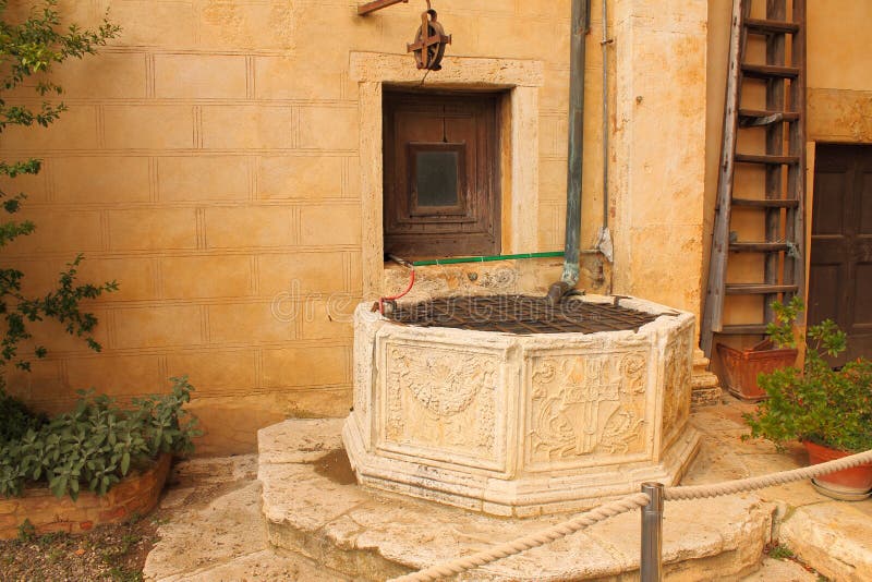 Old well stock image. Image of palace, building, architecture - 55631553
