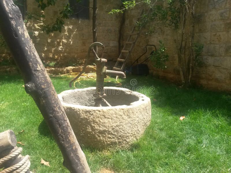 Old well stock photo. Image of waterwell, stone, oldwaterwell - 71612710
