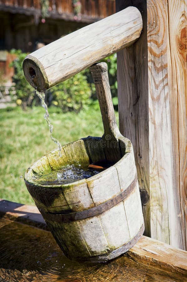 Old well stock image. Image of rustic, brown, pump, grass - 35201529