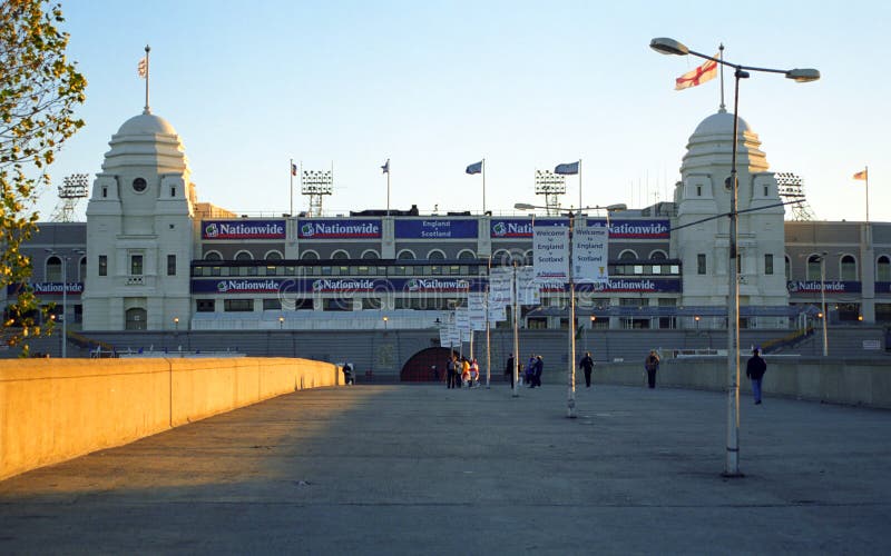 The Old Wembley Stadium, London, England Editorial Stock Image - Image ...