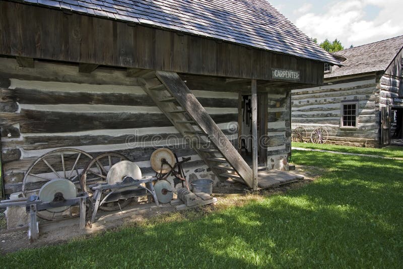 Old West Pioneer Buildings stock photo. Image of building - 9088834