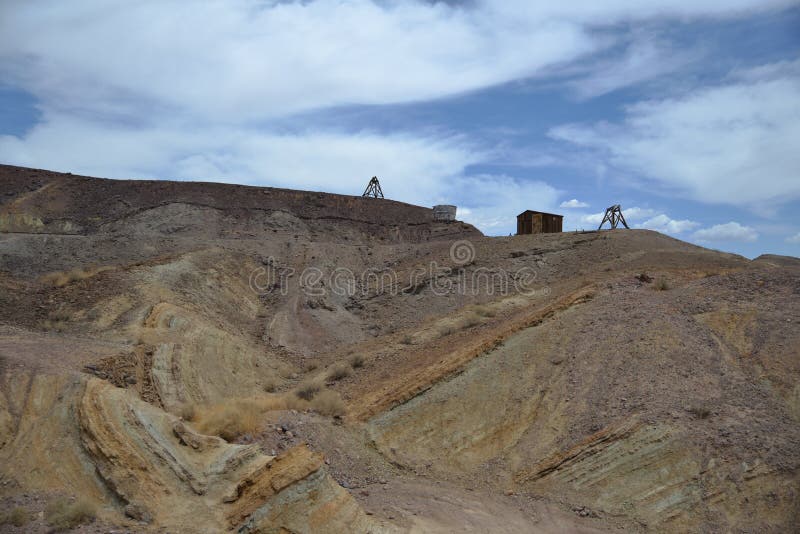 Old West Silver Mine Buildings Stock Image - Image of west, rush: 222583213