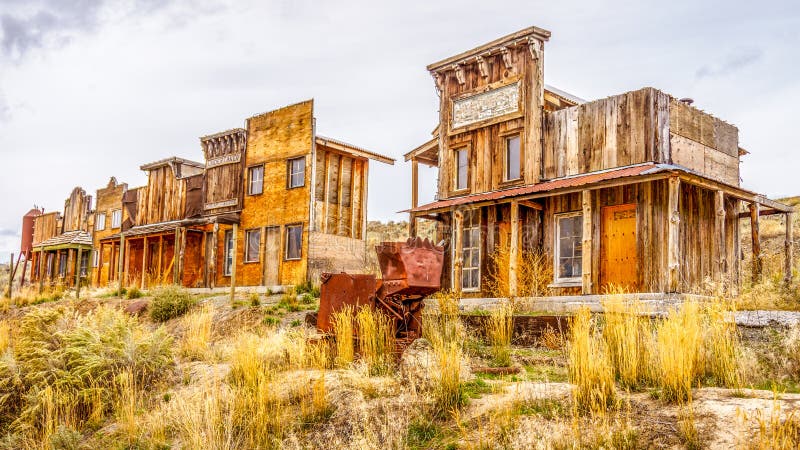 Western Ghost Town Background