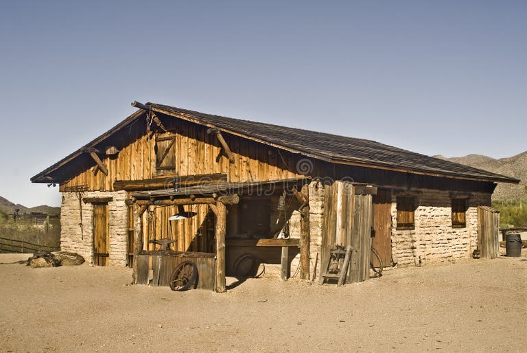 Old Western Ranch Building stock photo. Image of architecture - 8195812