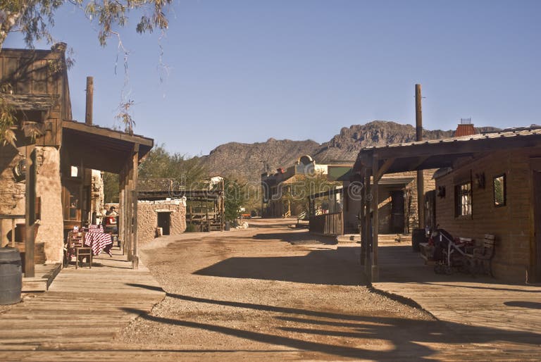 Old Western Street stock image. Image of western, street - 8523703