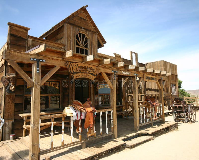Old western town stock photo. Image of california, desert - 9879818