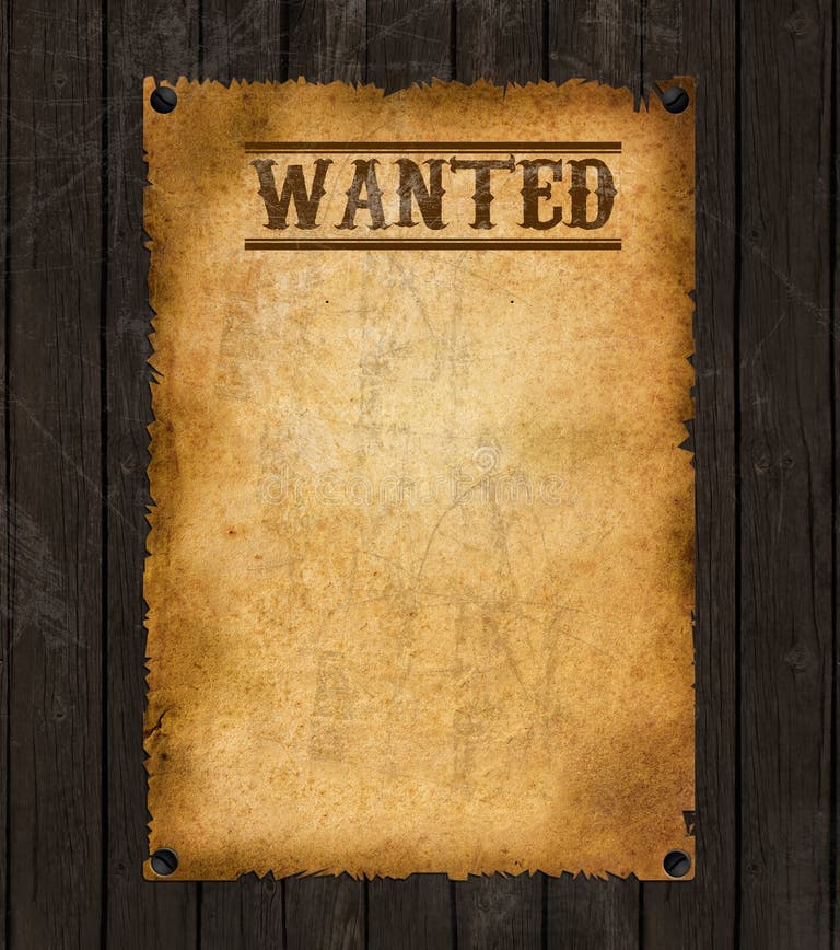 283 Wild West Wanted Poster Stock Photos - Free & Royalty-Free Stock ...