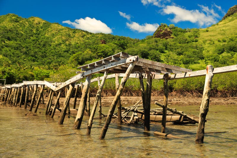 Old Wharf stock image. Image of motion, long, bridge - 41192931