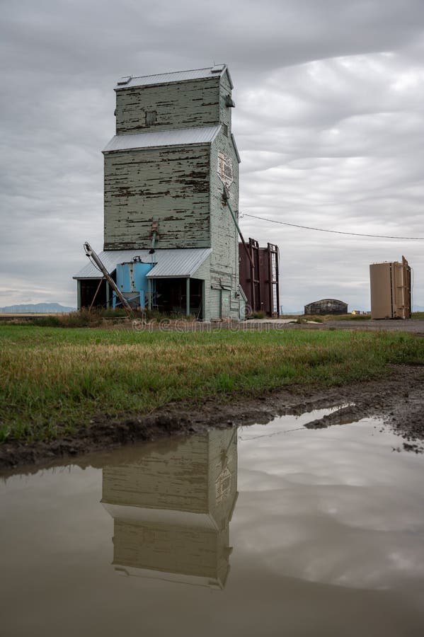 Old Wheat Pool Fertilizer Elevator Editorial Photo - Image of pool ...