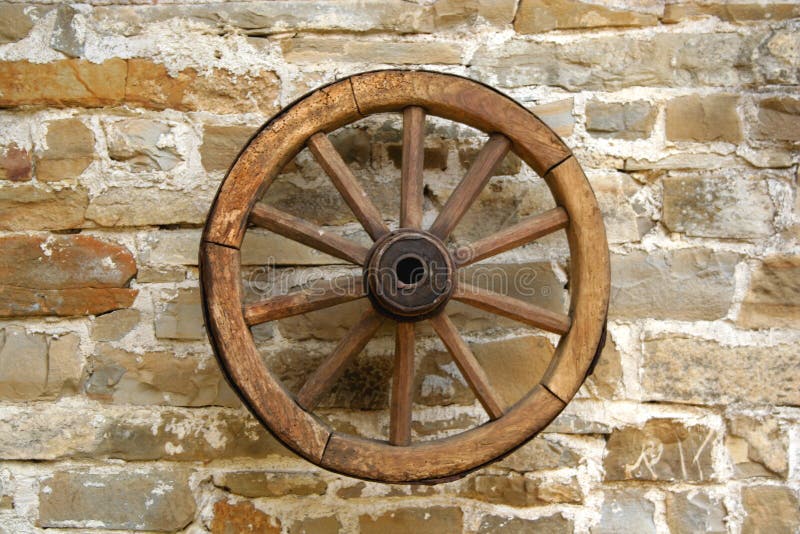Old wheel stock photo. Image of brick, historical, craftmanship - 142074