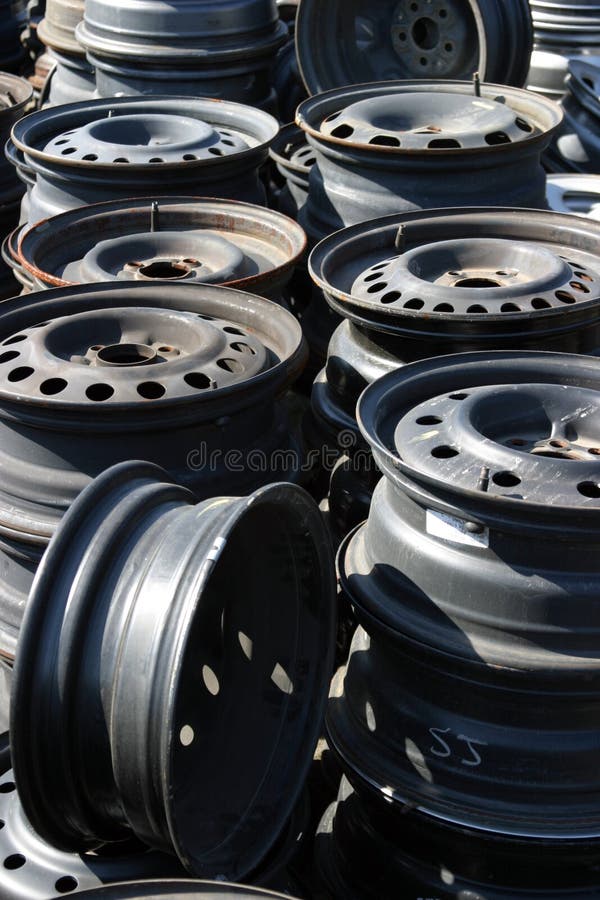 Old Wheels stock image. Image of auto, automobile, recycle - 803619