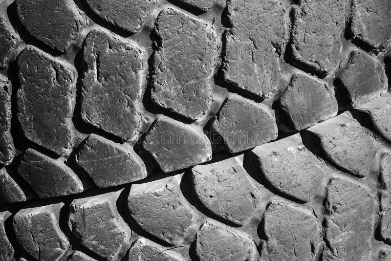 Old Wheels Lay in Stack, Tires Pattern Stock Image - Image of truck ...