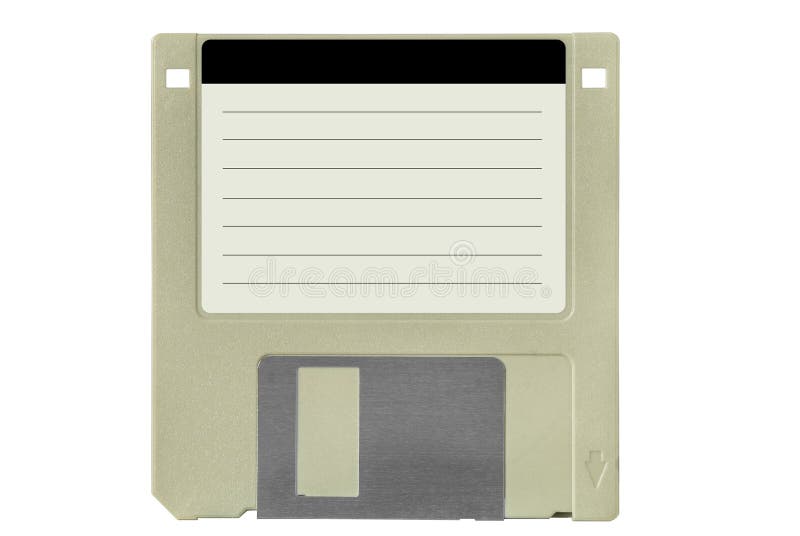 Old white diskette stock image. Image of computing, memory - 48996937