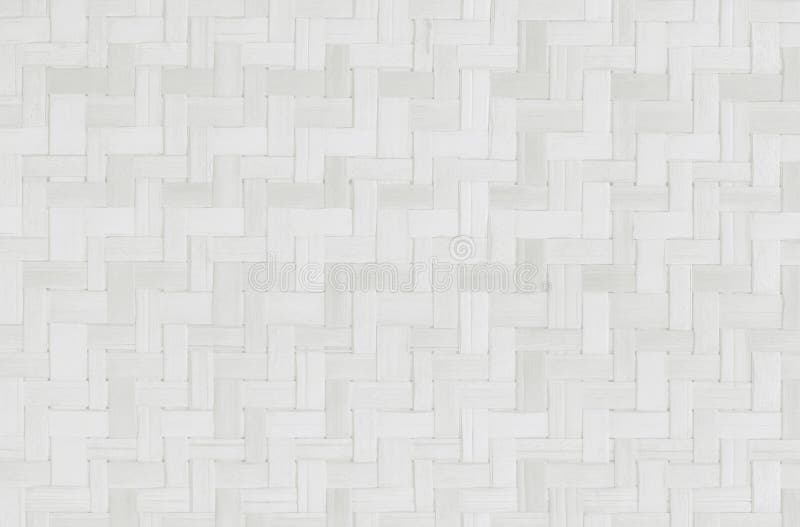 Old White Bamboo Weave Texture Background, Pattern of Woven Rattan Mat ...