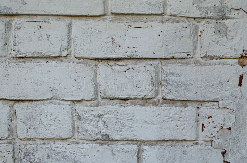 Old White brick wall stock photo. Image of brickwall - 160311058