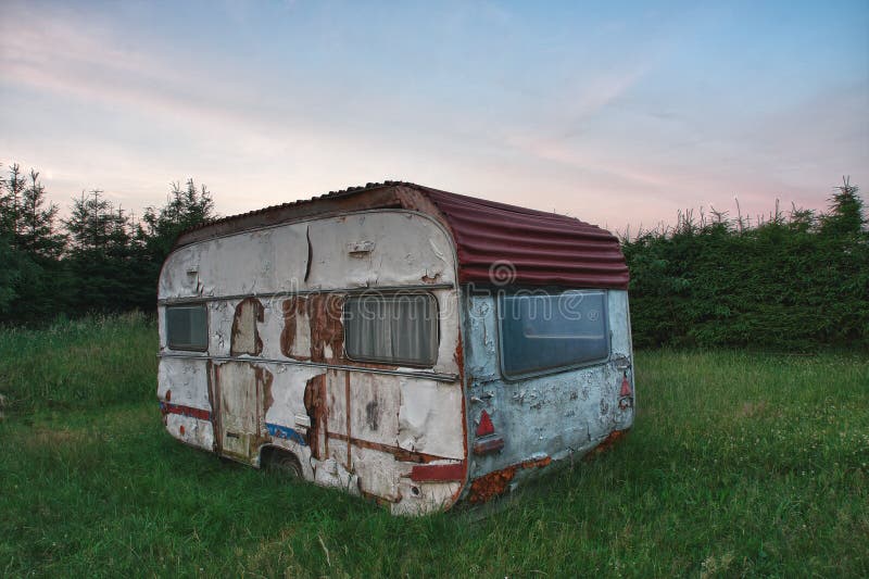 Abandoned Camper stock image. Image of freedom, europe - 25524129