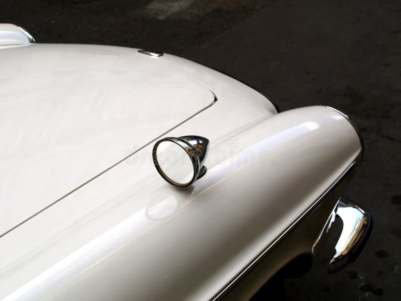 Classic American Car Split Windshield Close Up View Stock Photo - Image ...