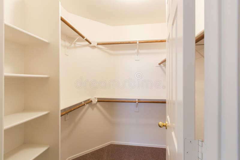 Empty Closet stock image. Image of home, unfurnished - 48386429