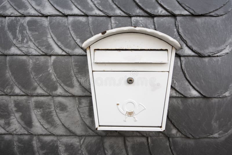 Old White Mailbox. Vintage Effect Stock Photo - Image of vintage ...
