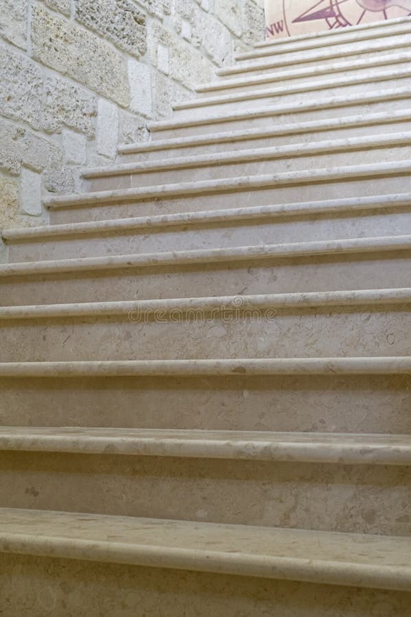 Old white marble steps stock photo. Image of place, design - 164808514