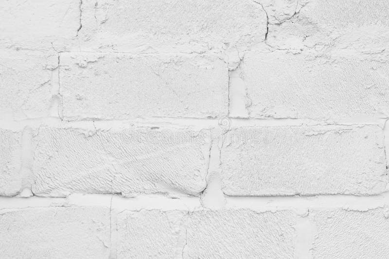 Old White Silicate Blocks Brick Wall Light Paint Texture Background ...