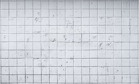Old White Tile Wall Background Stock Photo - Image of white, interior ...