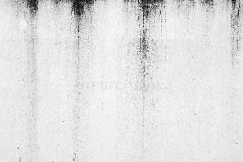 Old White Walls Texture with Black Stains Stock Image - Image of grime ...