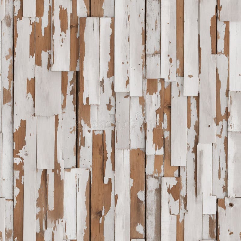Old White Wood Texture Seamless Pattern Rustic Digital Background ...