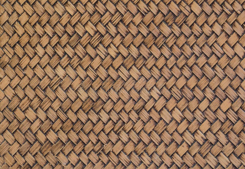 An Old Wicker Texture Background Stock Image - Image of brown, pattern ...