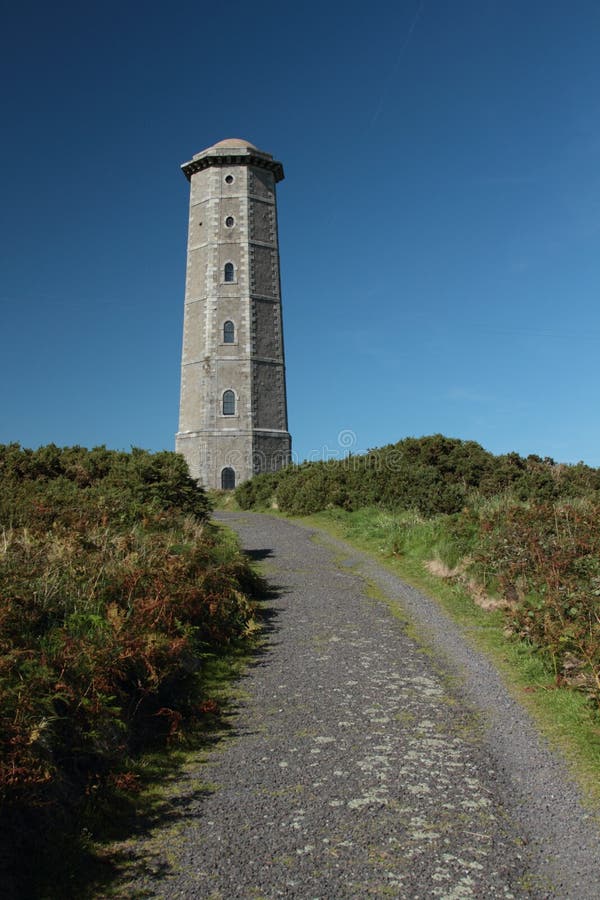 Old wicklow lighthouse. stock photo. Image of landmarks - 26562556