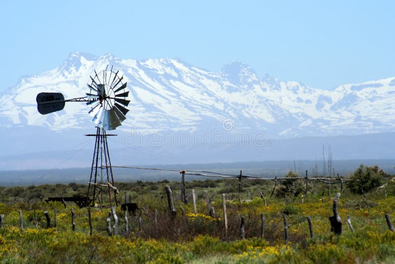 Old wind turbine stock photo. Image of farm, environment - 26200770
