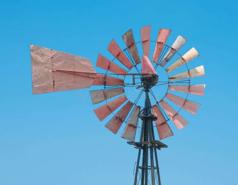 Old Wind-turbine stock photo. Image of tall, blade, farm - 35549472