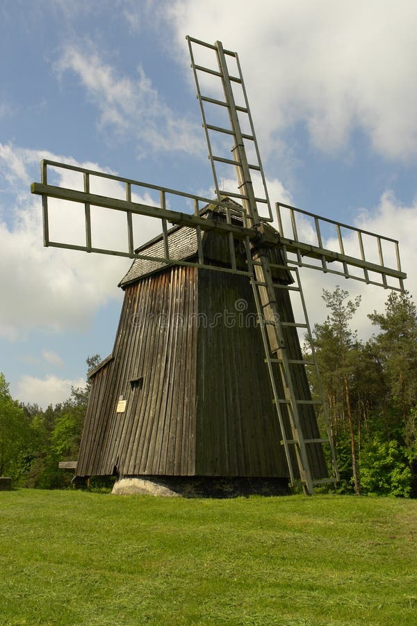 Old windmill stock photo. Image of polish, structure - 17718058