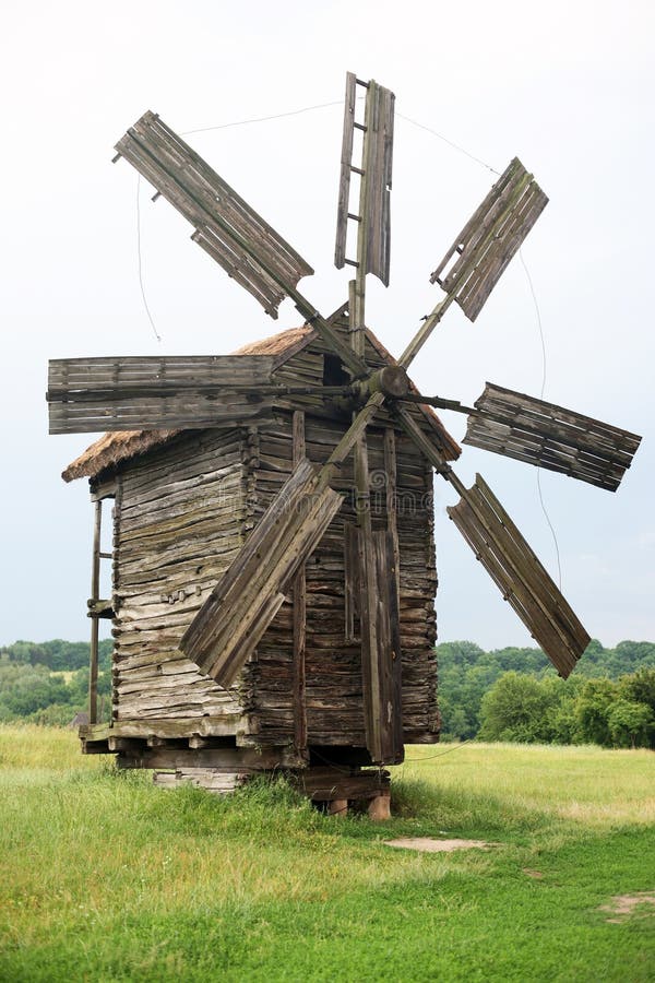 Old windmill stock photo. Image of agriculture, field - 17729464