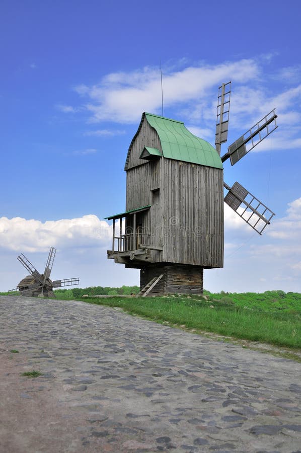 Old windmill stock photo. Image of ancient, history, retro - 27811508