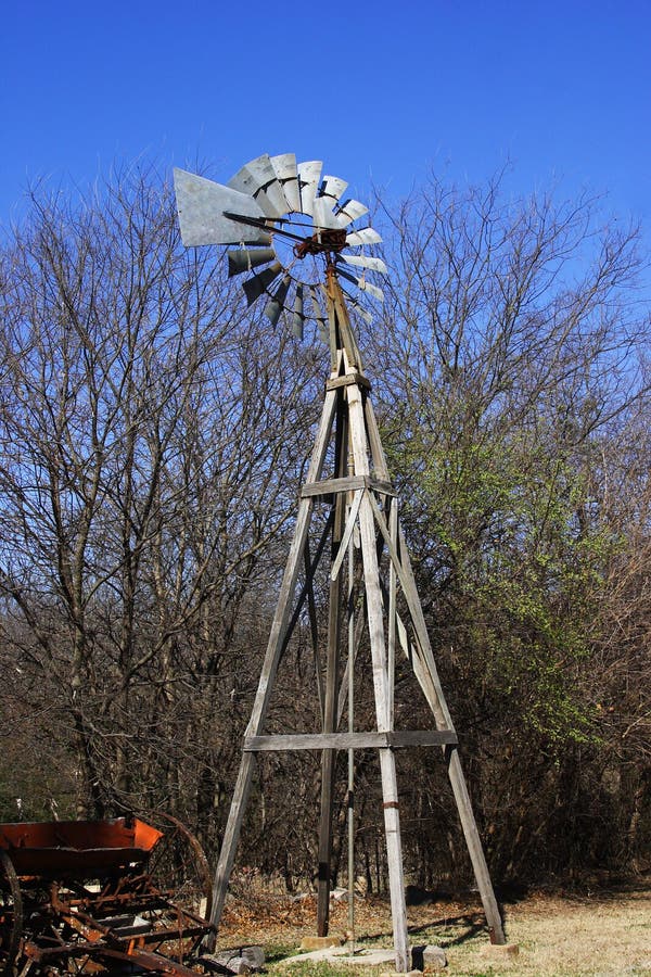Old windmill stock image. Image of windmill, antique - 34962755