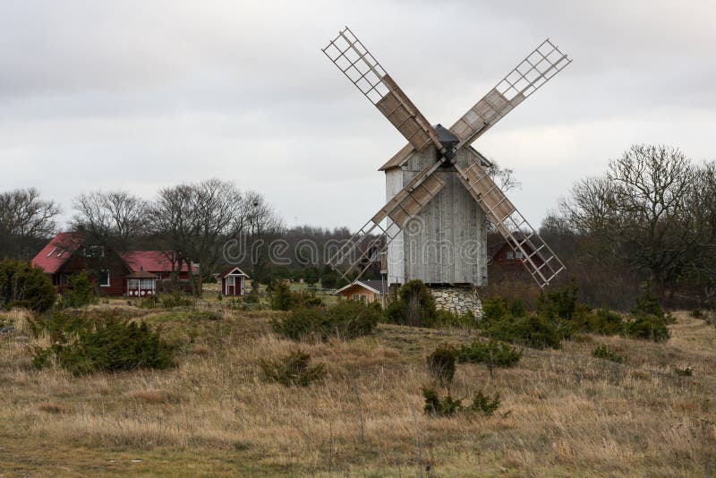 Windmill and cannon stock image. Image of vlissingen - 105801497