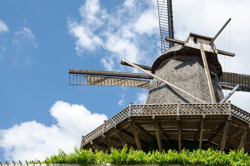 Old Windmill in Sanssouci Park, Potsdam, Germany, Europe Stock Photo ...