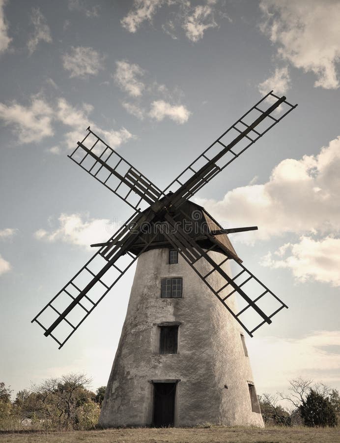 Old windmill stock photo. Image of alternative, generation - 13440666