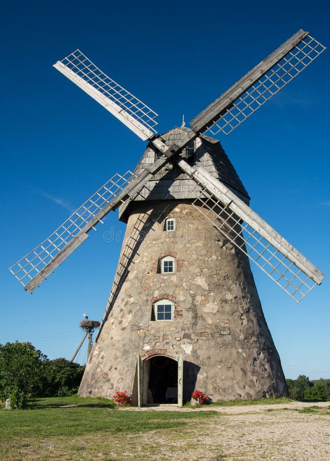 Old windmill stock photo. Image of heritage, mill, holland - 76978768