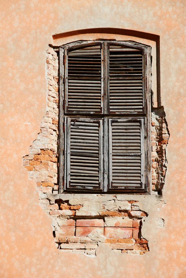 Old window stock photo. Image of wall, closeup, brick - 5816844