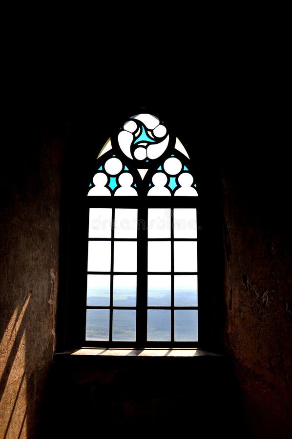 Old window in castle stock image. Image of czech, castle - 40731167