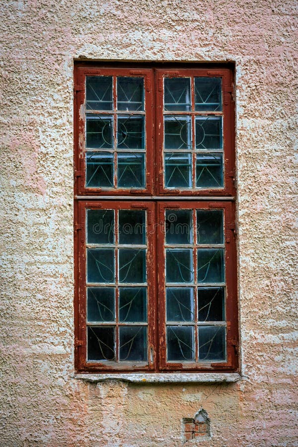 Old Windows in Abandoned House Stock Photo - Image of perspective ...