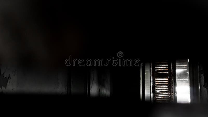 Old Window with Dirty Light View Stock Image - Image of pane, broken ...
