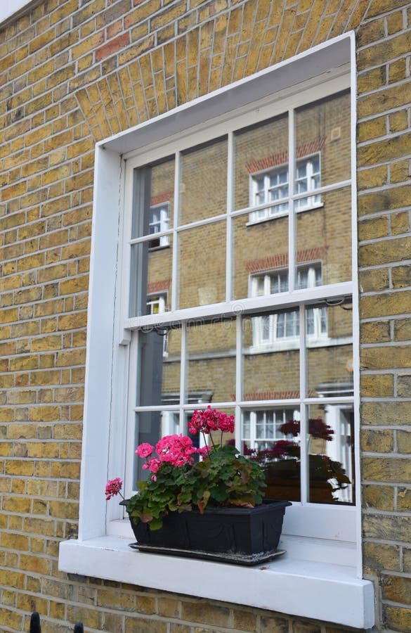 Old Window of a English House Stock Photo - Image of landmarks, nature ...