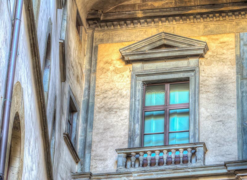 Old window in Florence stock photo. Image of decoration - 60386004